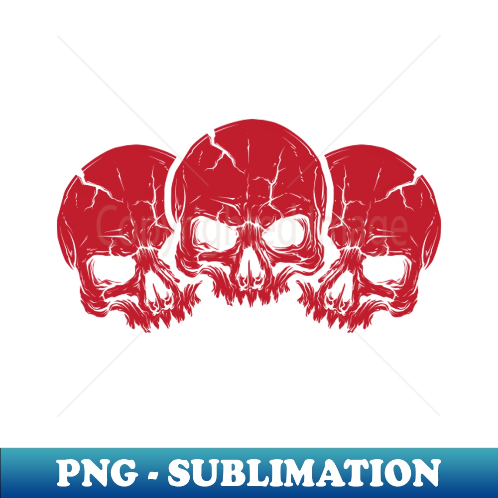 Red Skulls - Stylish Sublimation Digital Download - Perfect | Inspire ...