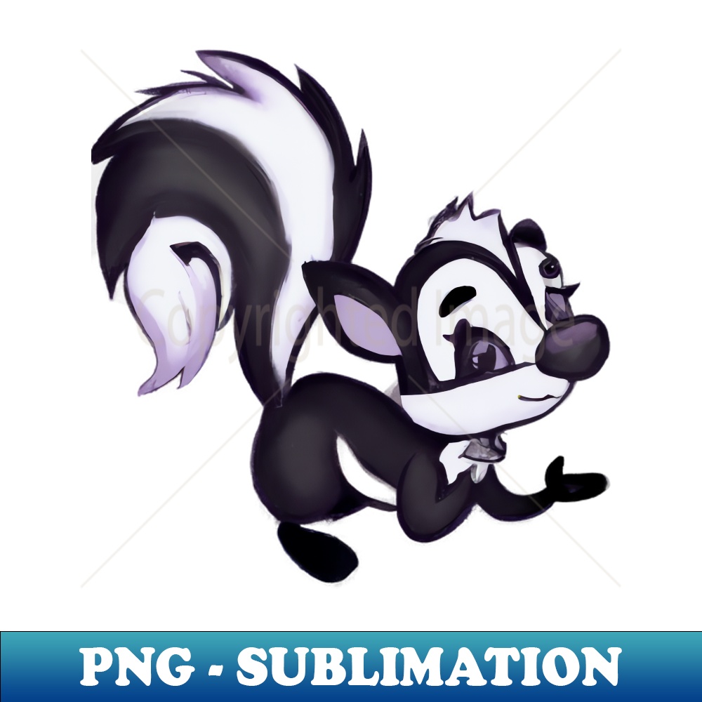 Cute Skunk Drawing - Trendy Sublimation Digital Download - A | Inspire ...