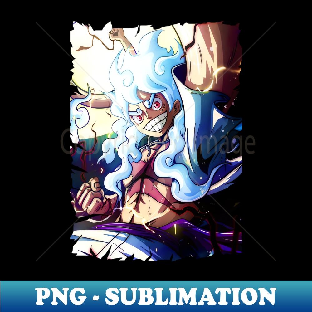MONKEY LUFFY GEAR 5 ANIME MERCHANDISE - Premium PNG Sublimat | Inspire ...