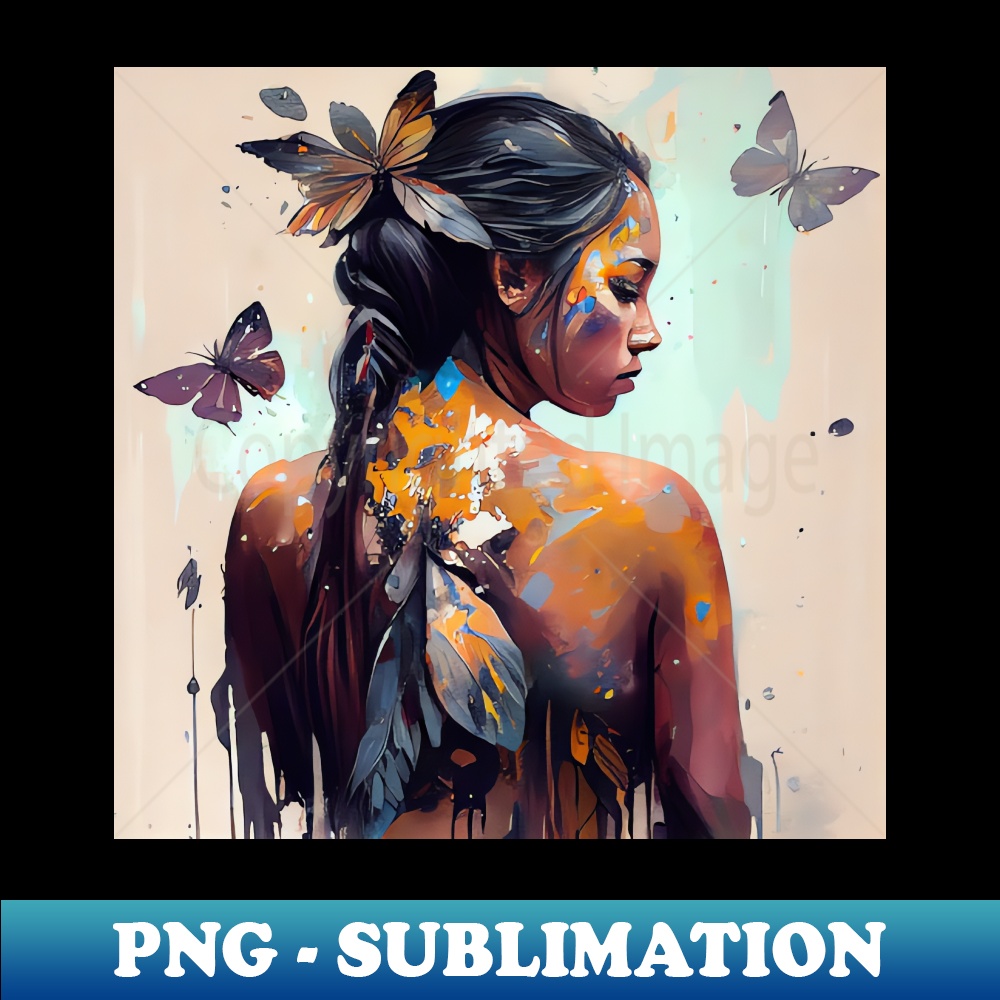 Powerful Butterfly Woman Body 2 - Aesthetic Sublimation Digi | Inspire ...