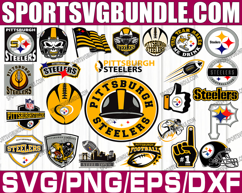 Bundle 25 Files Pittsburgh Steelers Football team Svg, Pitts | Inspire ...
