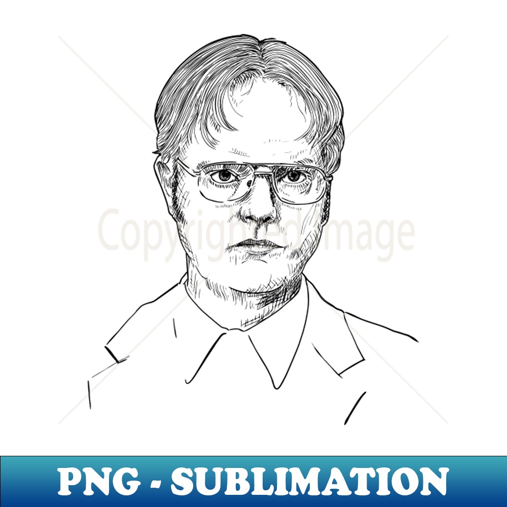 Dwight Schrute - Artistic Sublimation Digital File - Spice U | Inspire ...