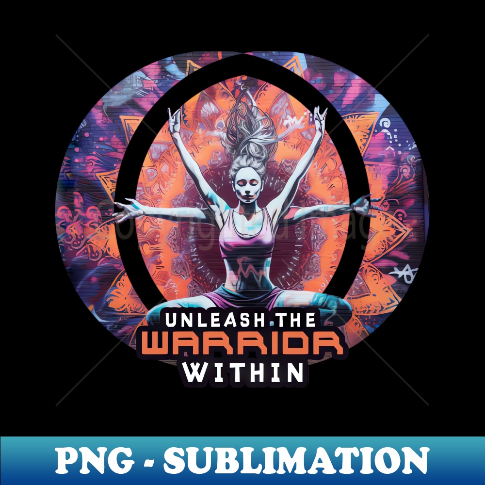Unleash the Warrior Within - Professional Sublimation Digita | Inspire Uplift