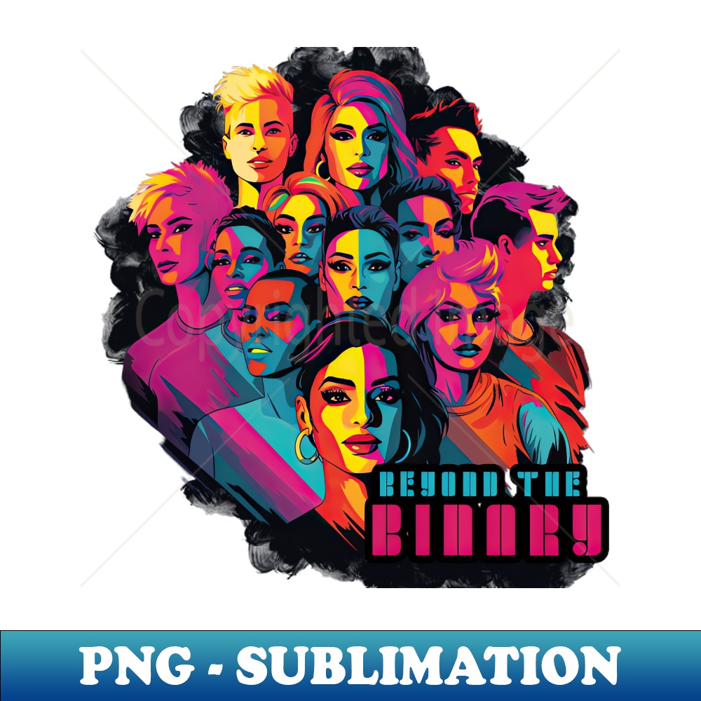 Beyond the Binary - Powerful and Inclusive Art Print - Speci | Inspire Uplift