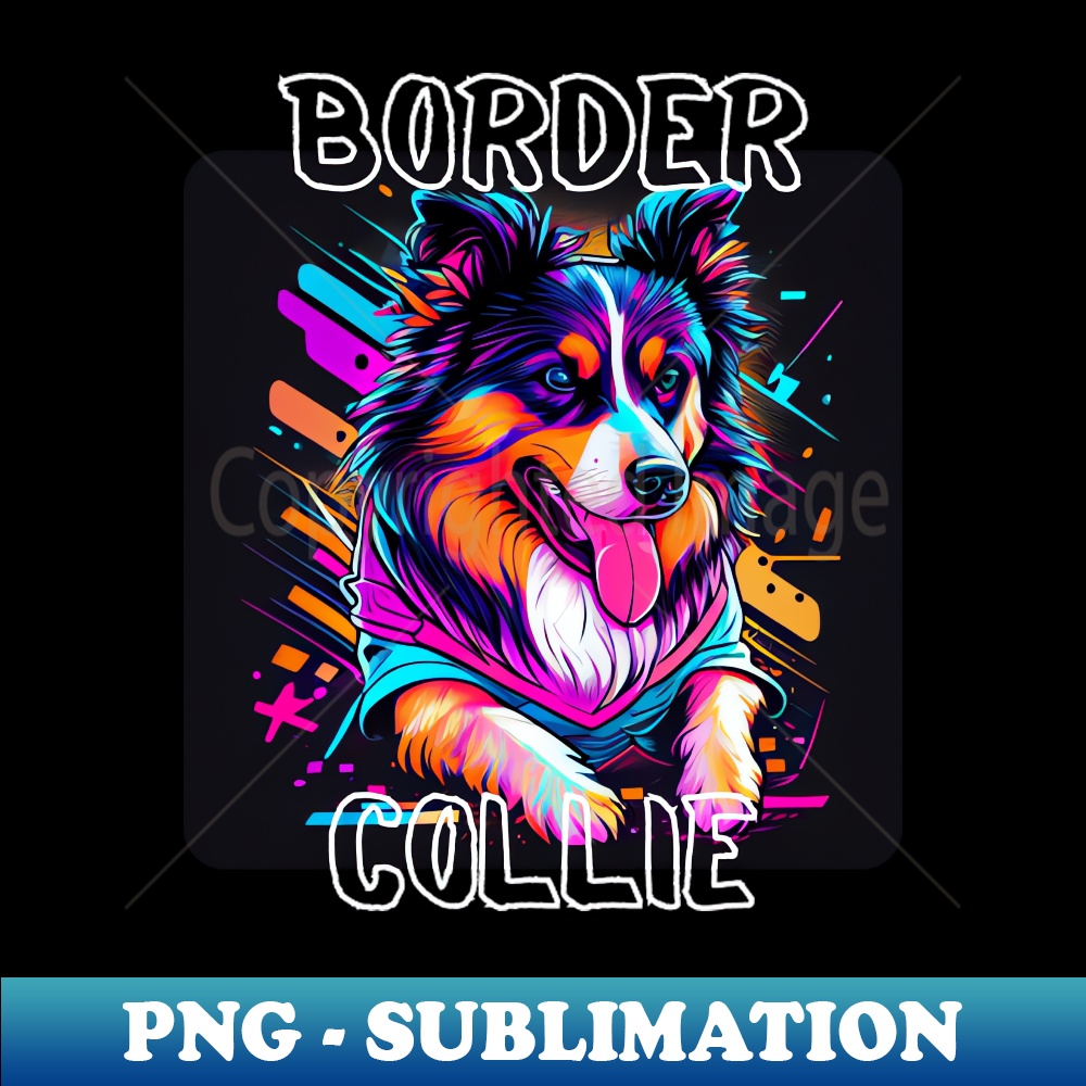 Graffiti Style - Cool Border Collie 3 - Signature Sublimatio | Inspire ...