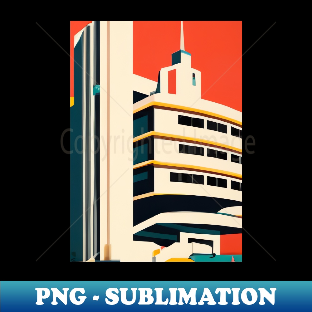 Minimalist City House - Special Edition Sublimation PNG File | Inspire ...