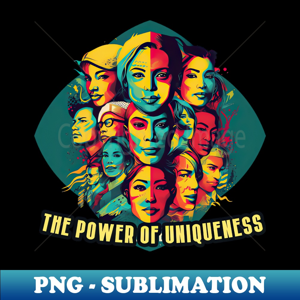 The Power of Uniqueness - PNG Transparent Sublimation Design - Inspire ...