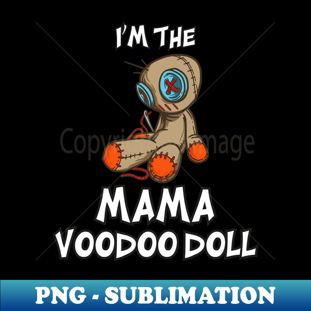 Mama Voodoo Doll Halloween Matching Family - PNG Transparent | Inspire ...