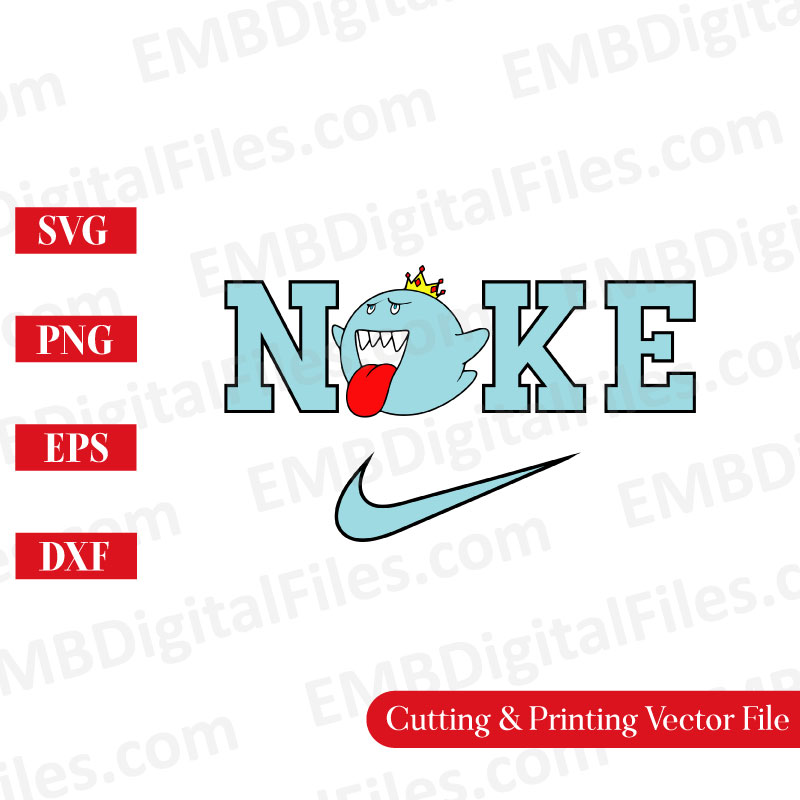 King Boo Svg File Mario King Boo Png Svg Super Mario Boo Inspire Uplift