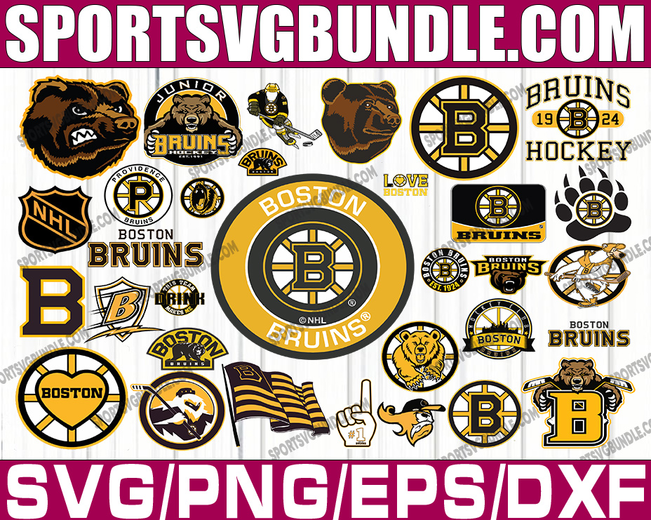Bundle 32 Files Boston Bruins Hockey Team Svg, Boston Bruins | Inspire ...