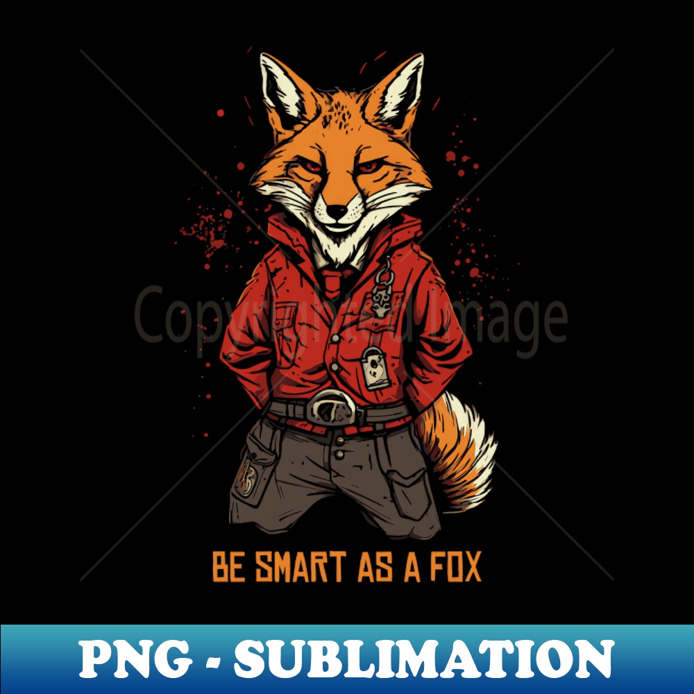Be Smart as a Fox - Artistic Sublimation Digital File - Brin - Inspire ...