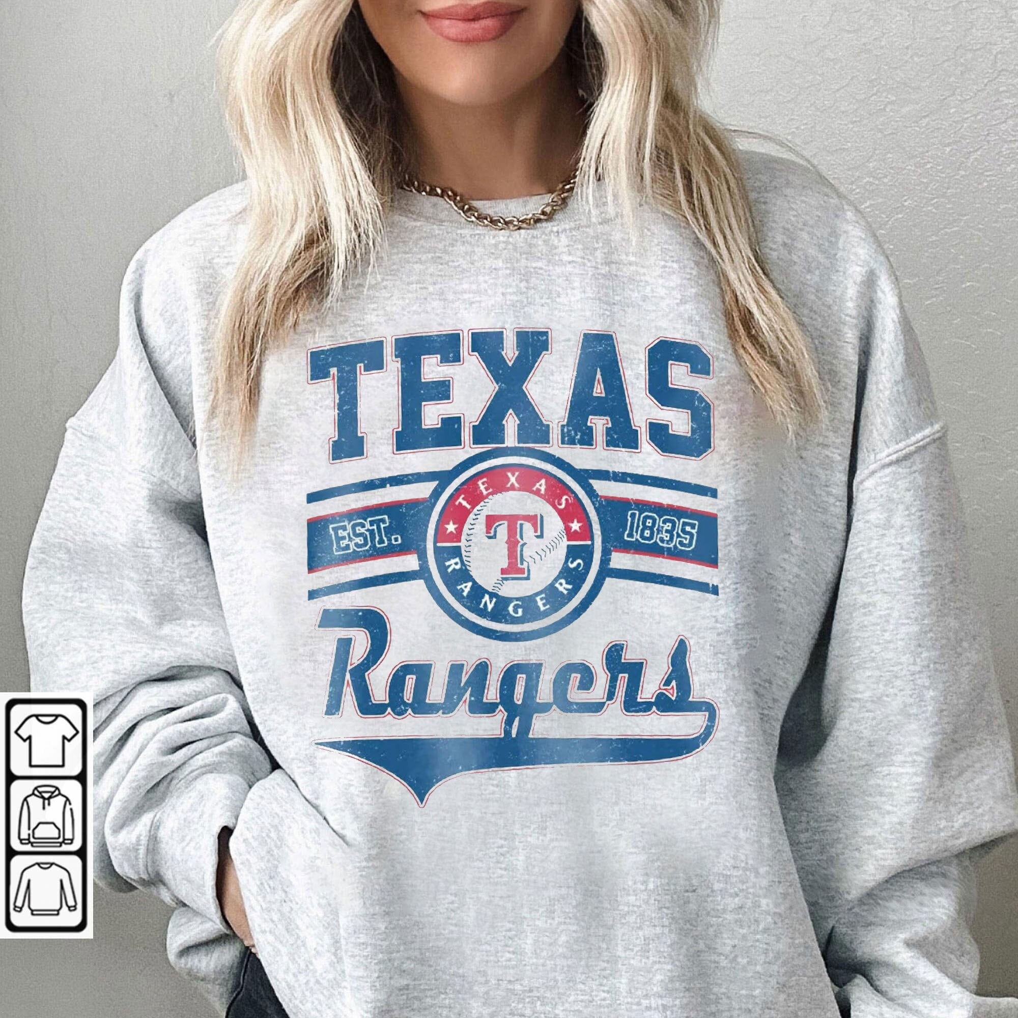 Vintage Texas Ranger Sweatshirt, Vintage Texas Baseball Crew | Inspire ...