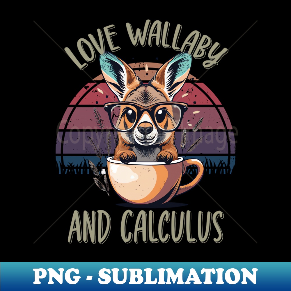 Love Wallaby and Calculus - Special Edition Sublimation PNG | Inspire Uplift