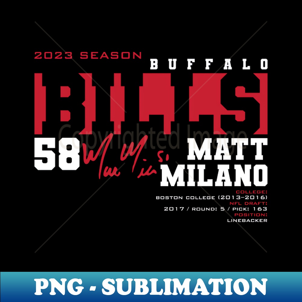 Milano - Bills - 2023 - Aesthetic Sublimation Digital File - | Inspire ...