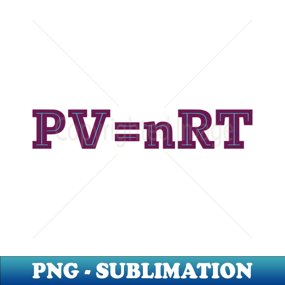 PVnRT Blue Ideal gas Equation Physics Chemistry - Profess | Inspire Uplift