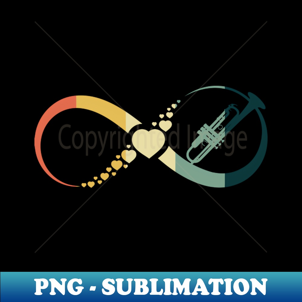 trumpet Infinity vintage - Creative Sublimation PNG Download | Inspire ...