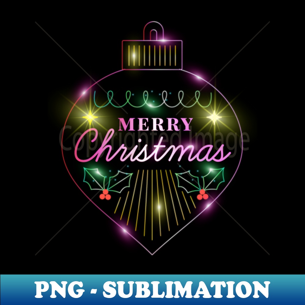 Merry Christmas Bulb - Creative Sublimation PNG Download - F | Inspire ...
