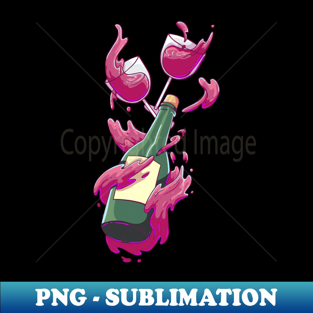Bottled Red Wine - Premium Sublimation Digital Download - Bo | Inspire ...