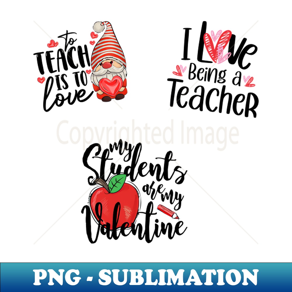 Retro Teacher Valentine Stickers Pack - Decorative Sublimati - Inspire ...