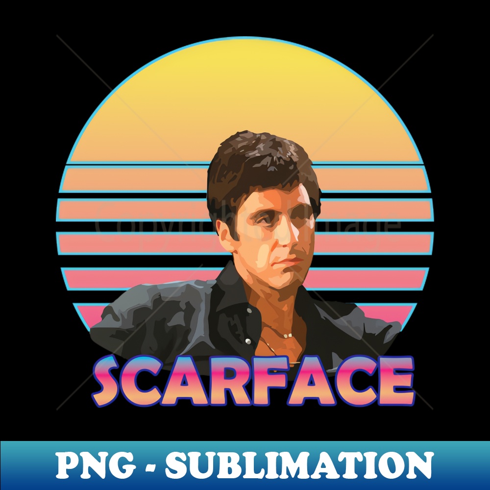 scarface - High-Quality PNG Sublimation Download - Defying t | Inspire ...
