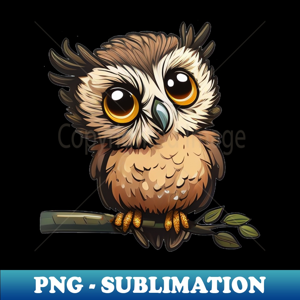 Adorable baby owl - Artistic Sublimation Digital File - Revo | Inspire ...