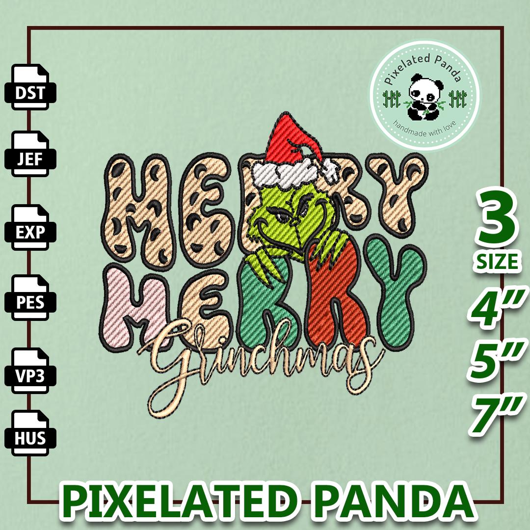 Christmas Embroidery Designs, Grinchmas Embroidery Designs, | Inspire ...