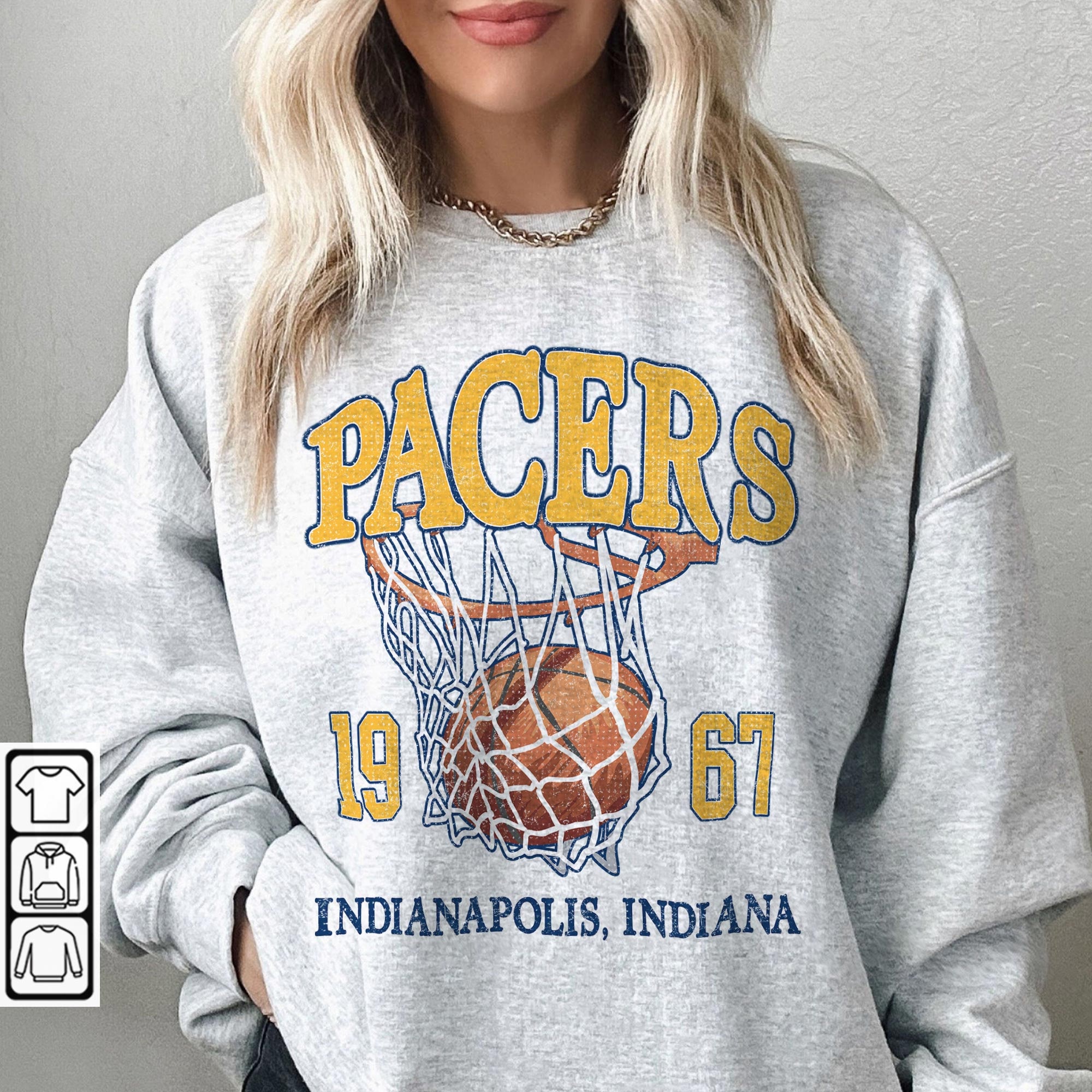 Indiana Basketball Vintage Shirt, Pacers 90s Basketball Grap | Inspire ...