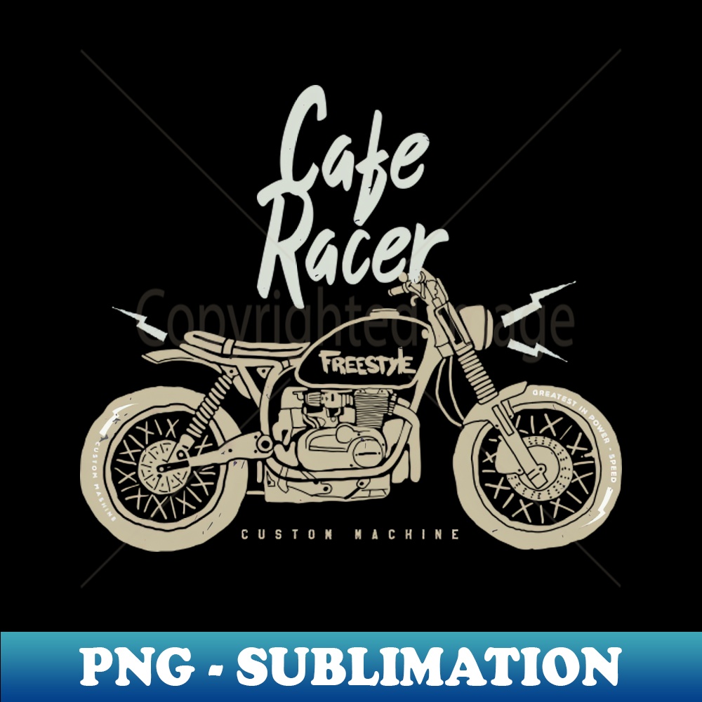 Cafe Racer Custom Bike Motorcycle Biker - Professional Subli | Inspire ...