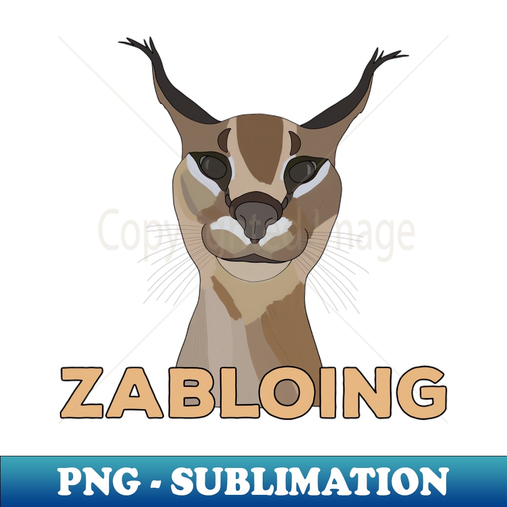 Zabloing Cat Meme - High-Resolution PNG Sublimation File - C | Inspire ...