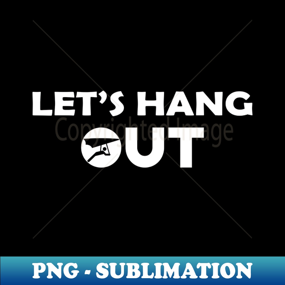 Hang Glider - Lets hang out - PNG Transparent Digital Downlo - Inspire Uplift