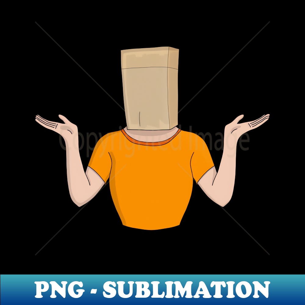 Paperbag Head Elegant Sublimation Png Download Transform Inspire Uplift