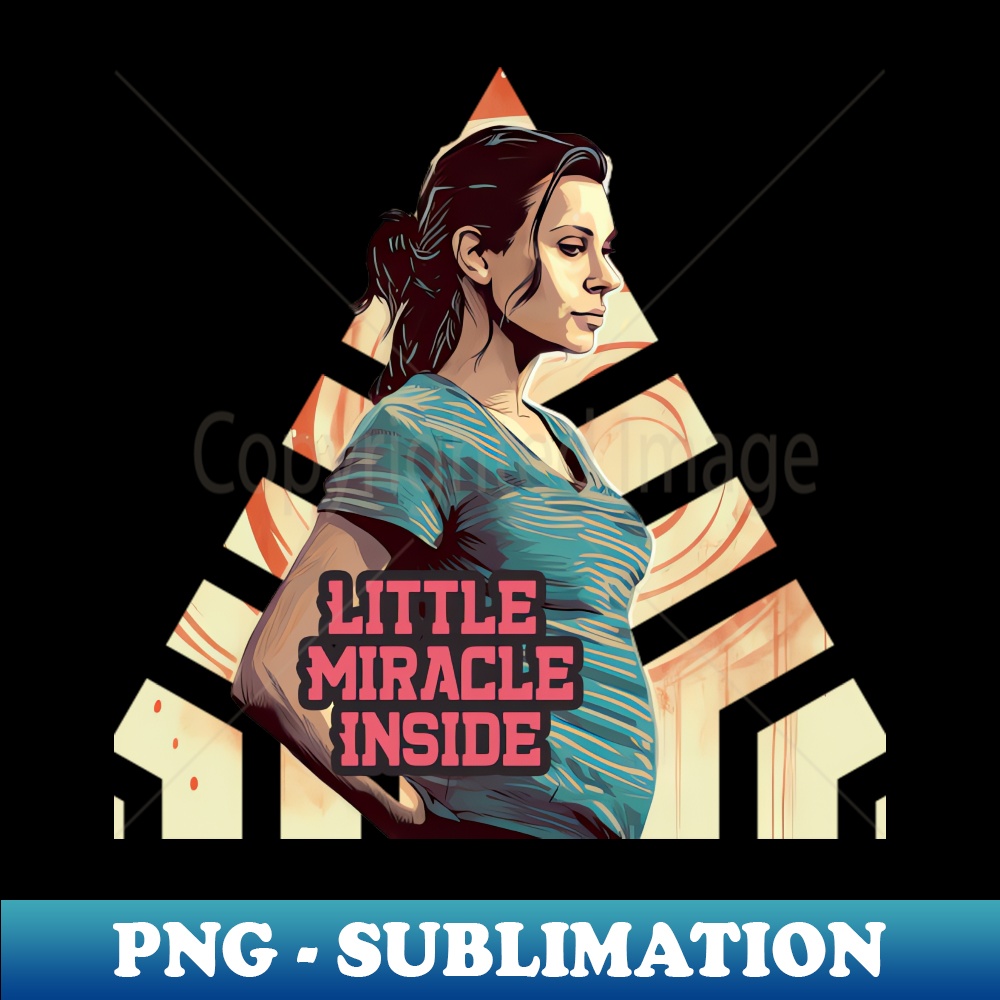 Little Miracle Inside - PNG Transparent Digital Download Fil | Inspire ...