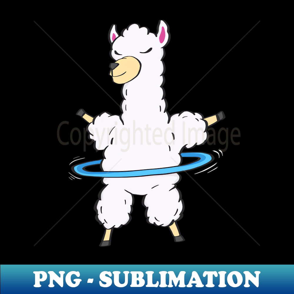 Hulahoop Lama Hooping Alpaka Fitness Fun - PNG Transparent S - Inspire ...