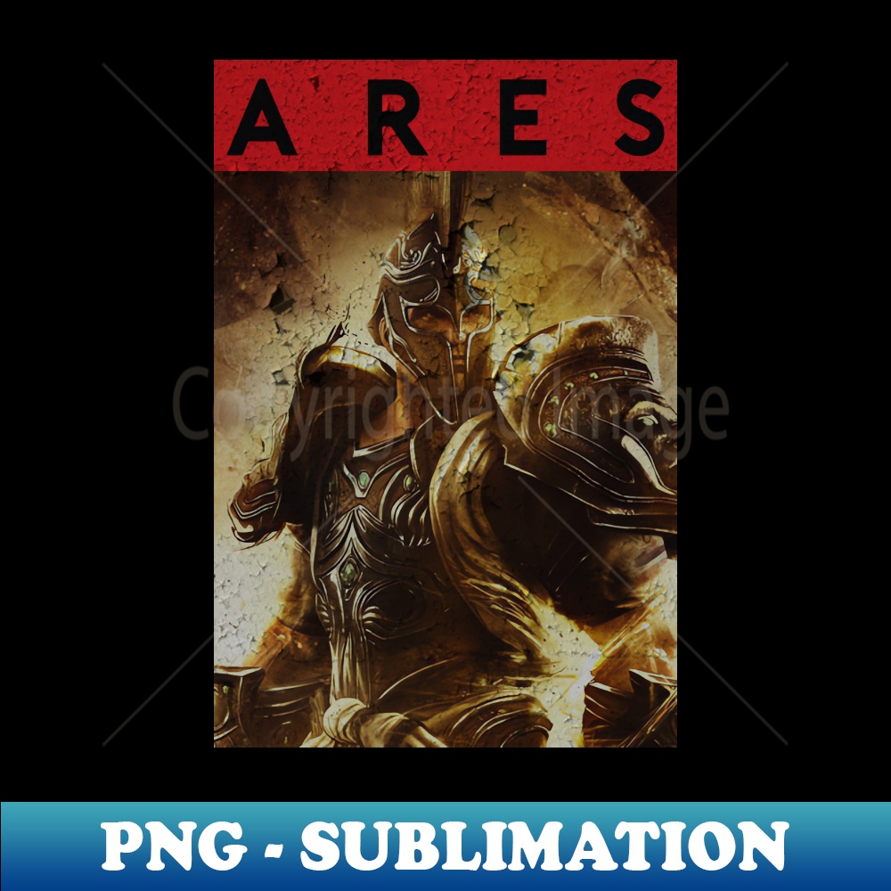 God Of War Ares - PNG Transparent Sublimation File - Defying | Inspire ...