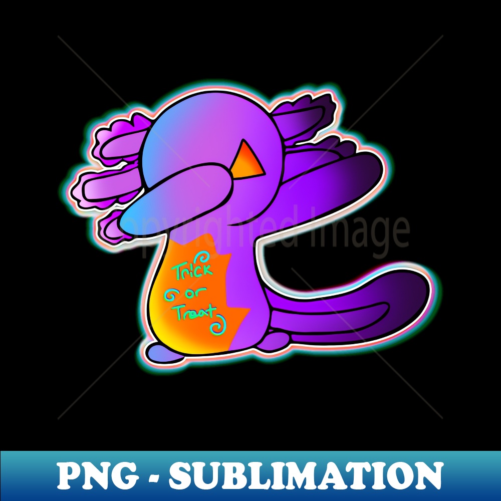 Jack O Lantern Axolotl Halloween Trick Or Treat - Elegant Su | Inspire ...