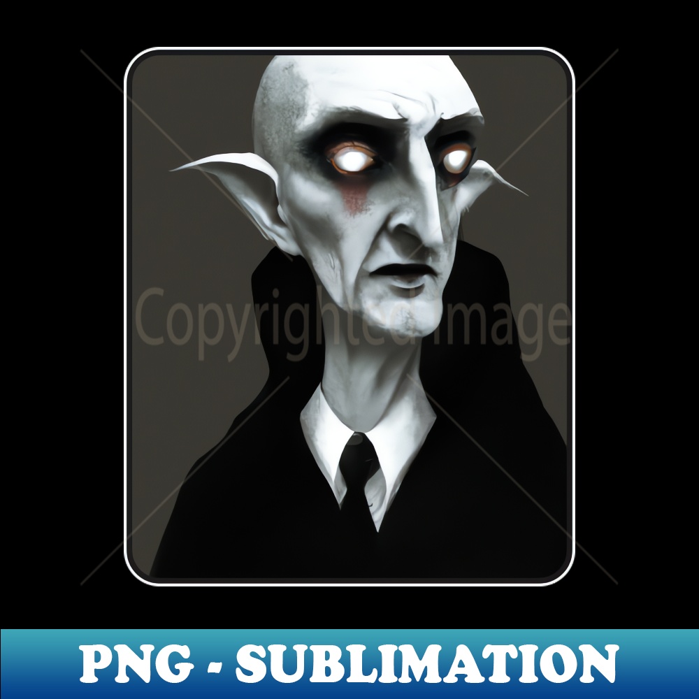 Gothic Nosferatu - The Dark Vampire - Exclusive PNG Sublimat | Inspire ...
