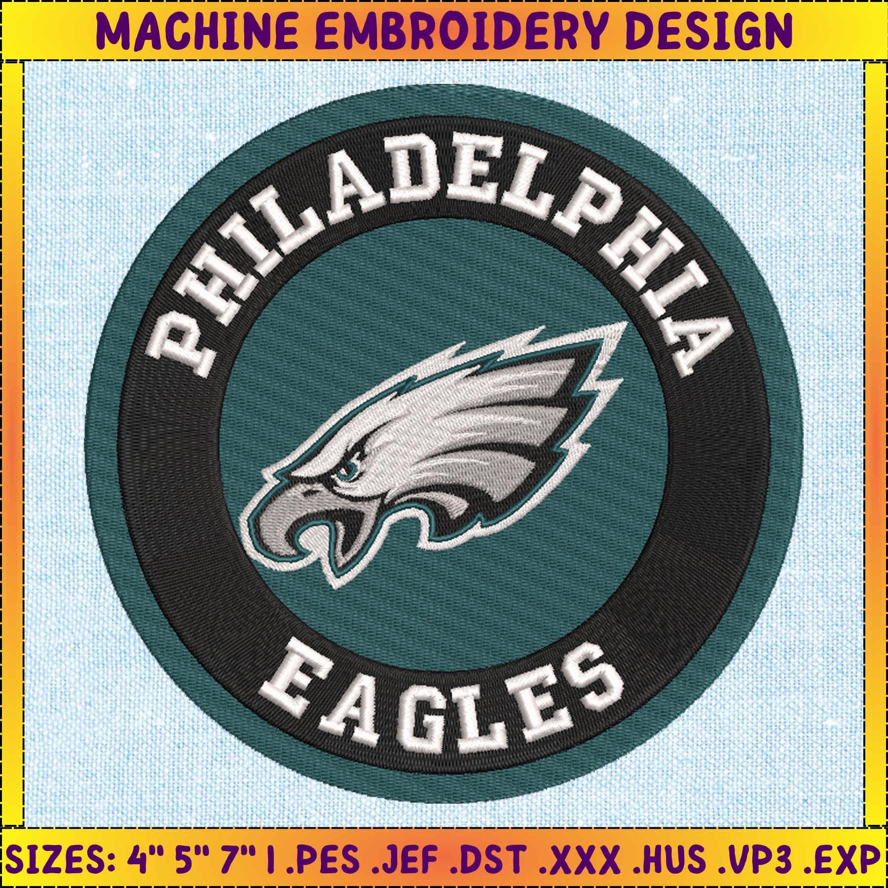 NFL Philadelphia Eagles Embroidery Design, NFL Football Logo | Inspire ...