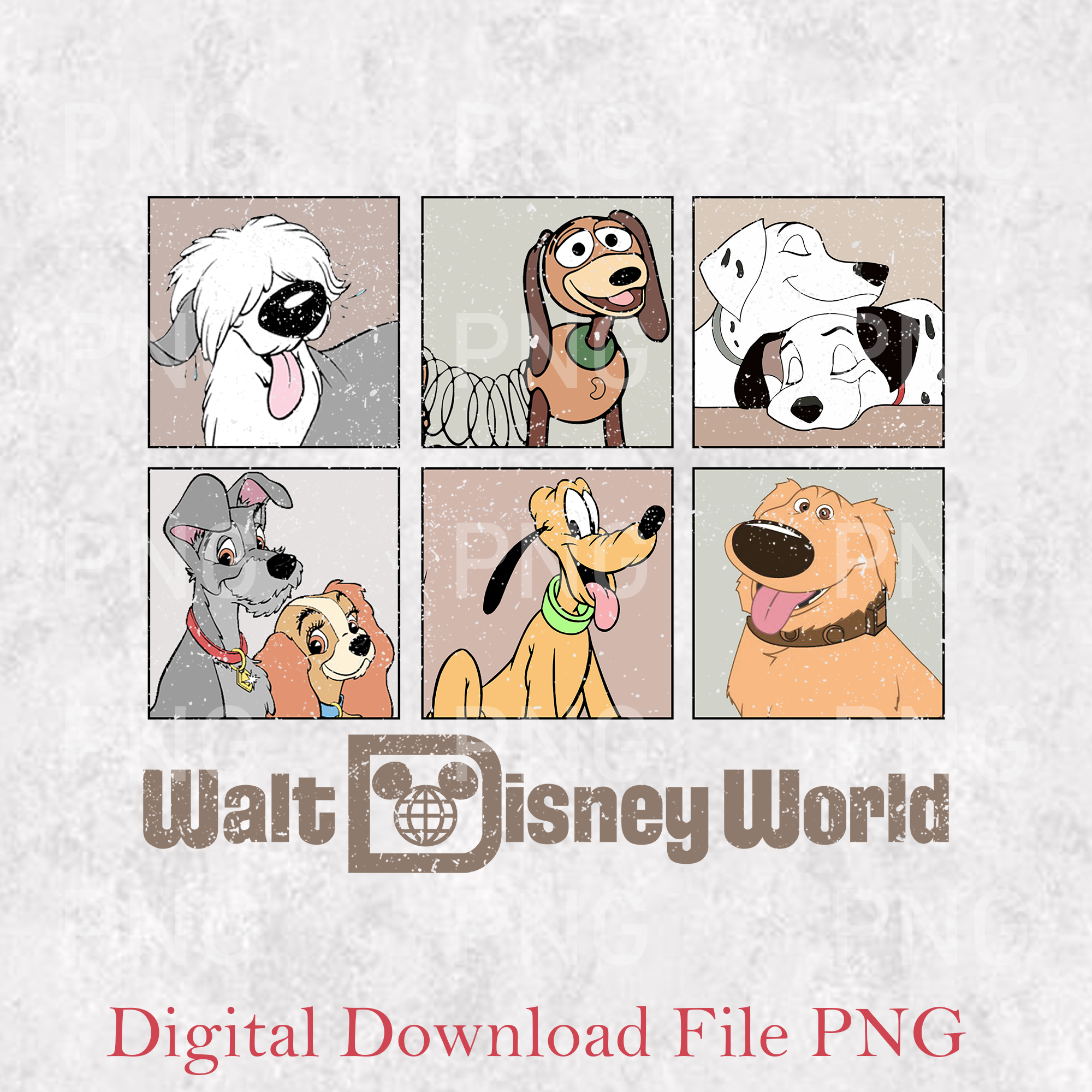 Walt Disney World Dogs PNG, Cute Disney Pets Movie Dogs Grou | Inspire ...