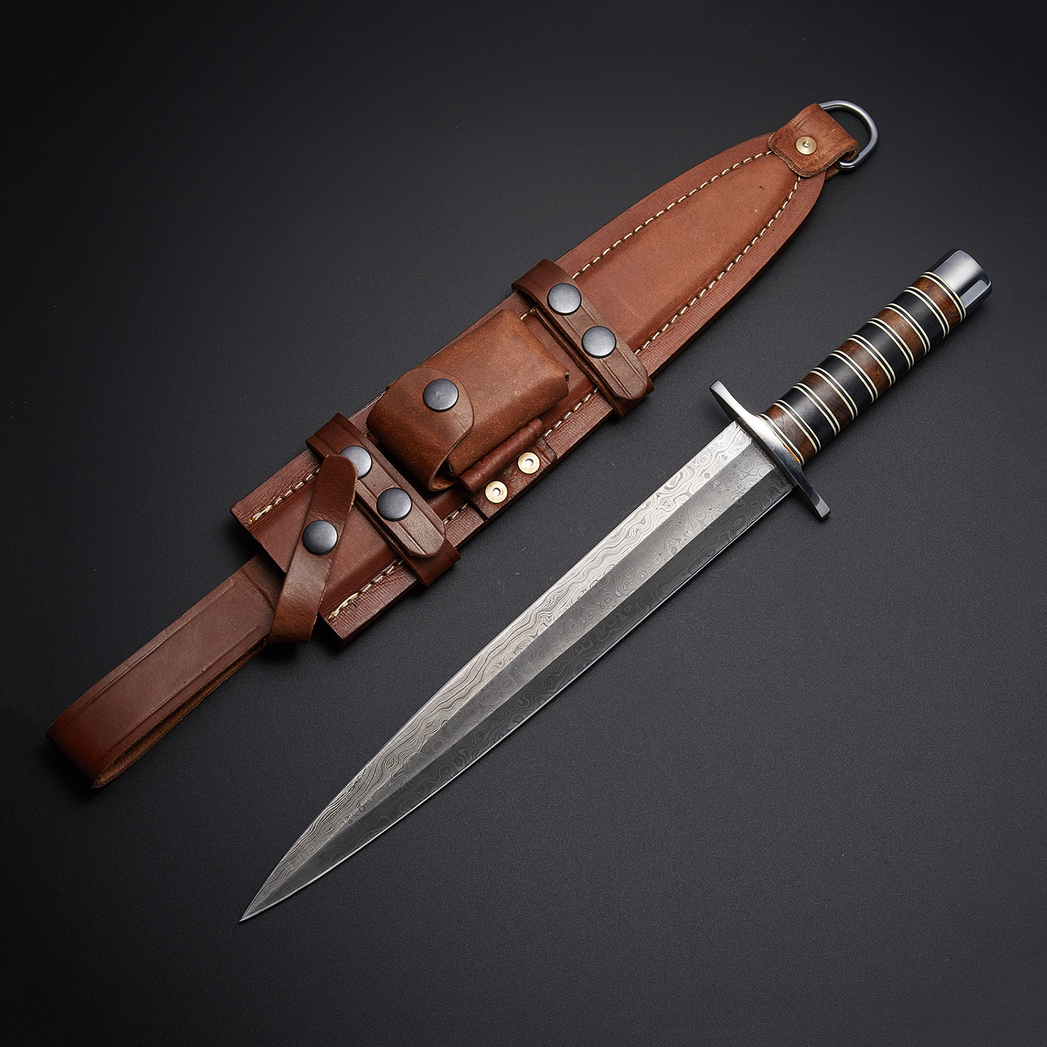 Custom Hand Forged Damascus Steel Tactical Combat Dagger Kni | Inspire ...