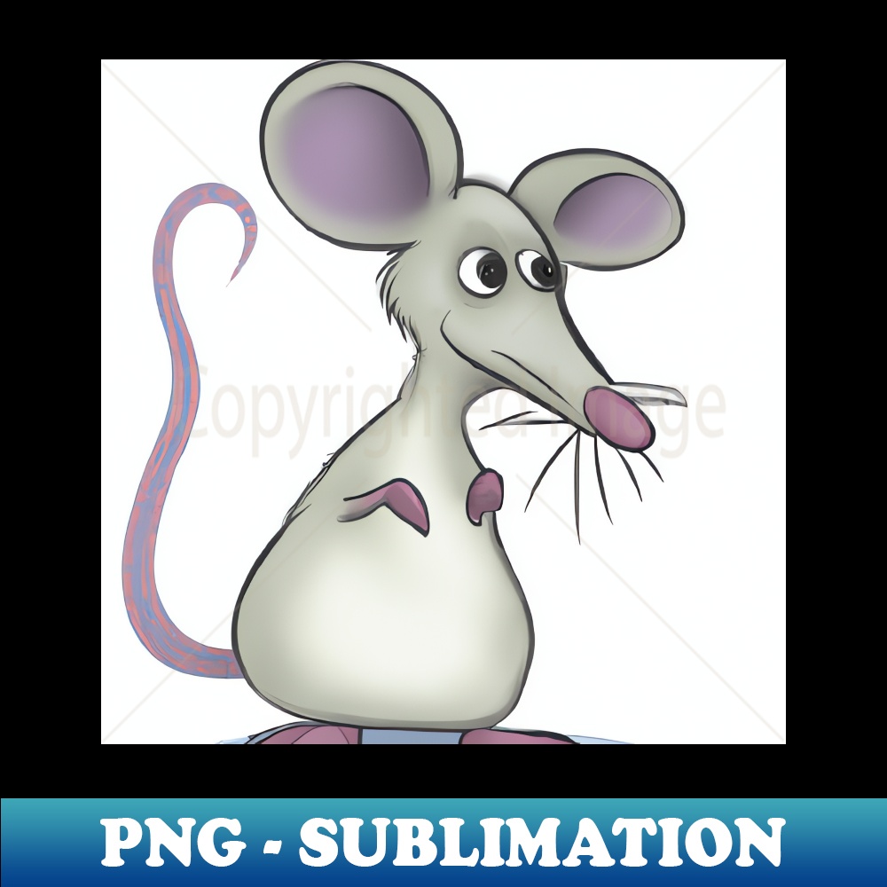 Cute Rat Drawing - PNG Transparent Sublimation File - Unlock | Inspire ...