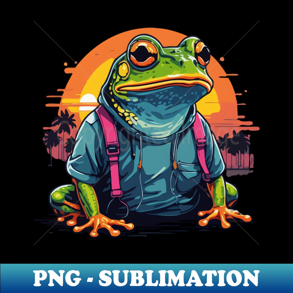 Cool Colorful Retro Tree Frog Gear For Men Women Kids - Sub | Inspire ...