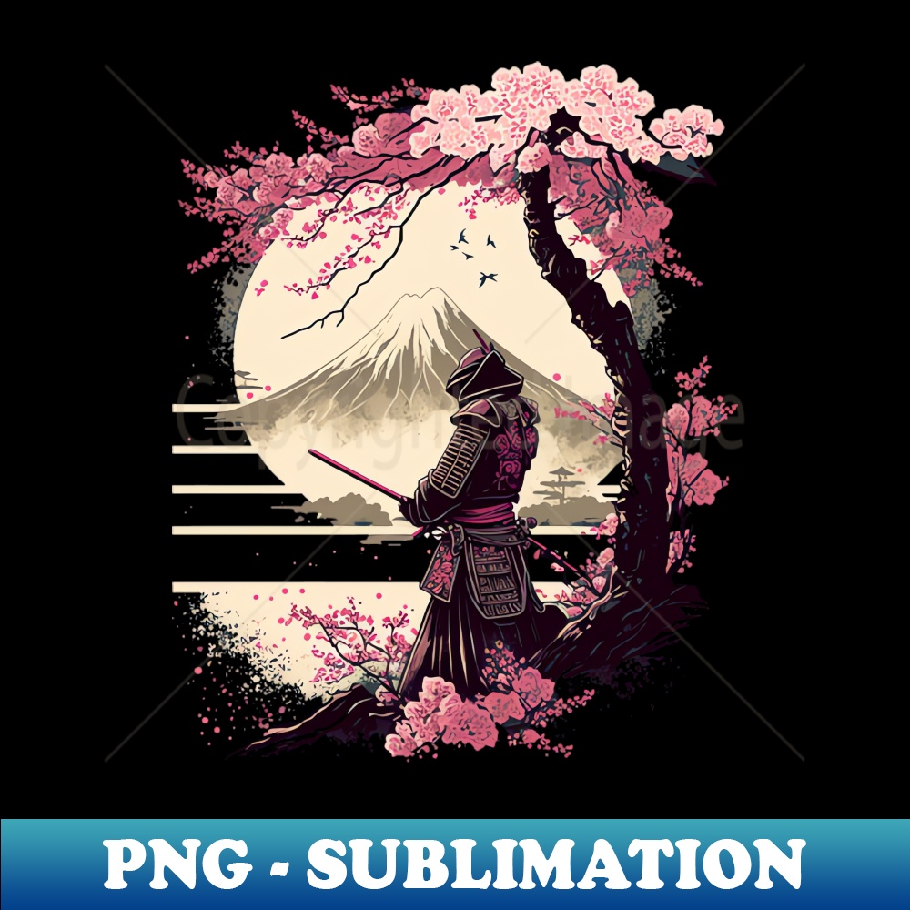 Aesthetic Vintage Samurai Japanese Art Samurai Retro cherry | Inspire ...