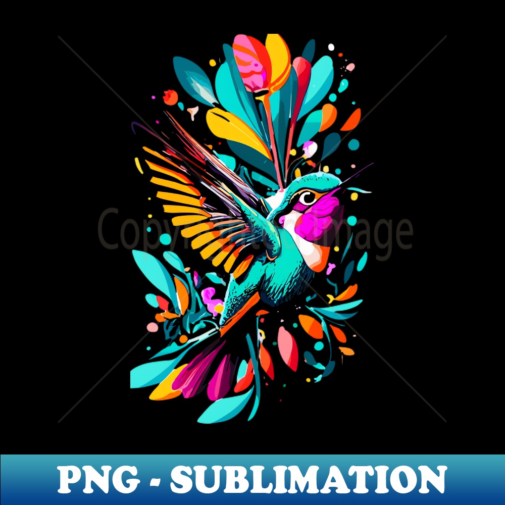 Happy Hummingbird with Fluttering Wings - Creative Sublimati | Inspire ...