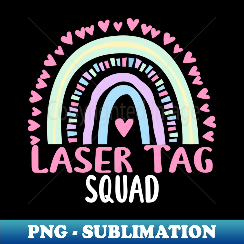 Laser Tag Squad Party Matching Womens Appreciation Rainbow - | Inspire ...