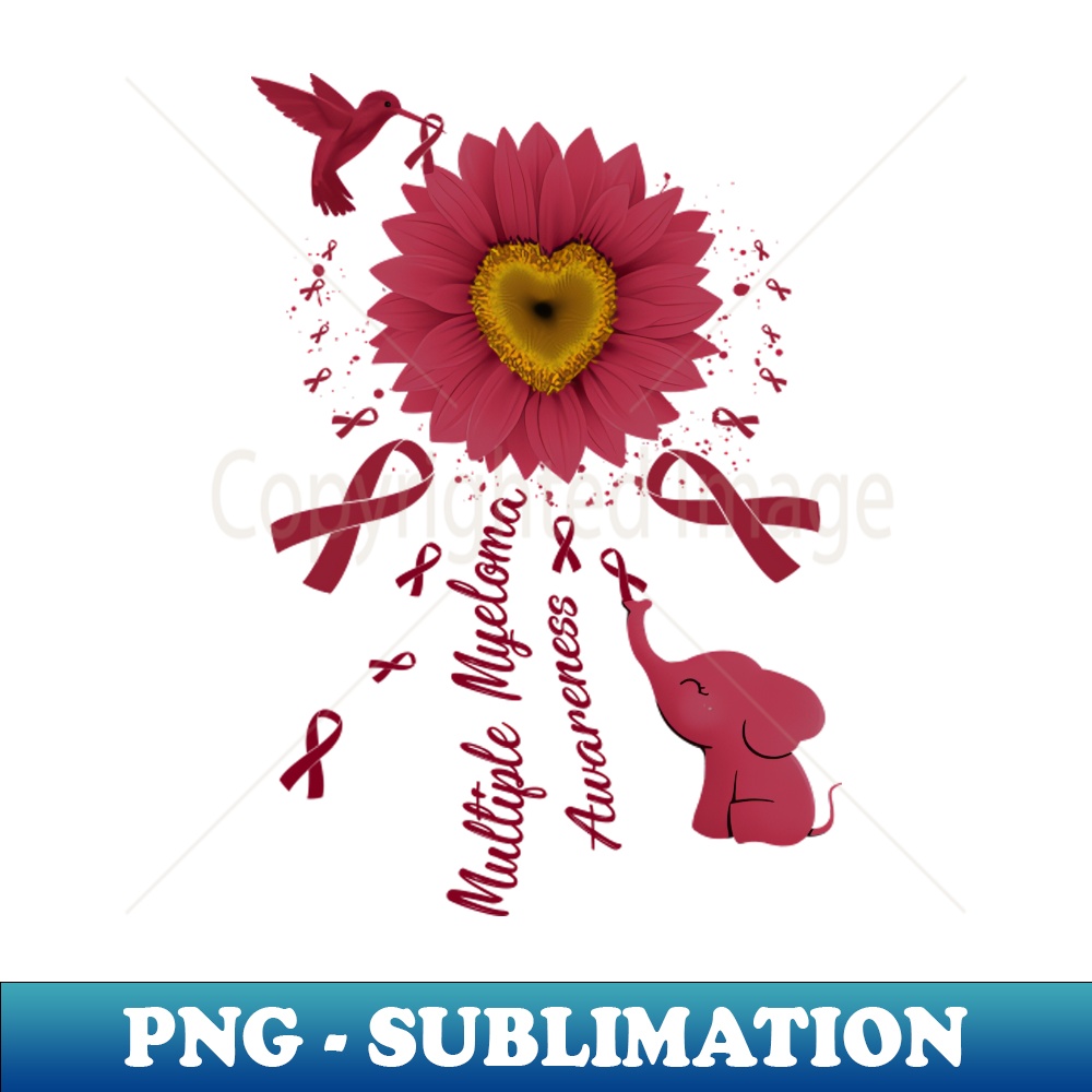 Sunflower Hummingbird Elephant Multiple Myeloma Awareness - | Inspire ...