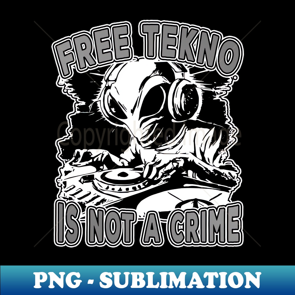 DJ Alien Rave Vinyl Soundsystem - PNG Transparent Sublimatio | Inspire ...