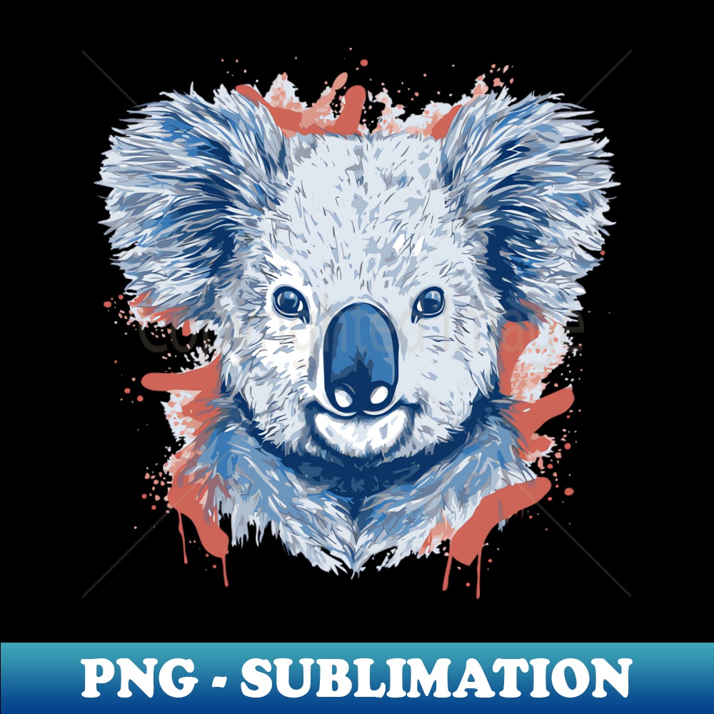 color splash and cute Koala - Stylish Sublimation Digital Do | Inspire ...