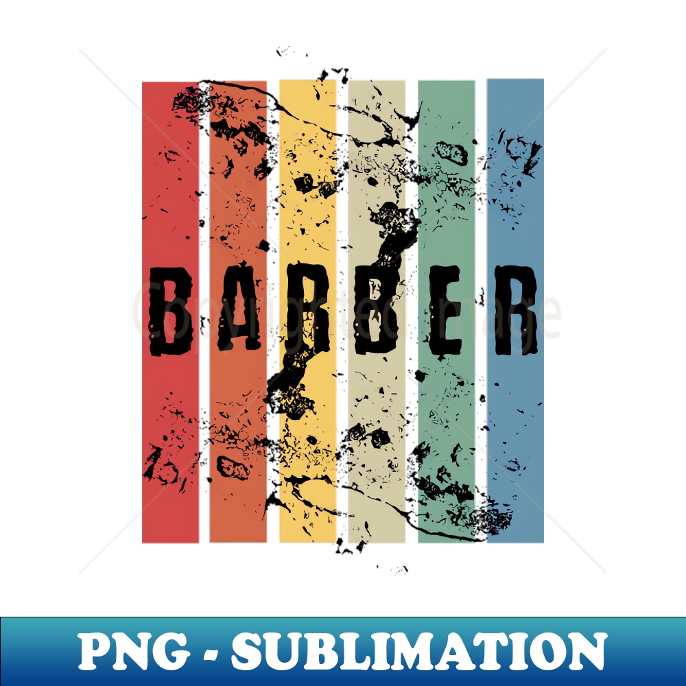 Vintage Barber - Aesthetic Sublimation Digital File - Defyin | Inspire ...
