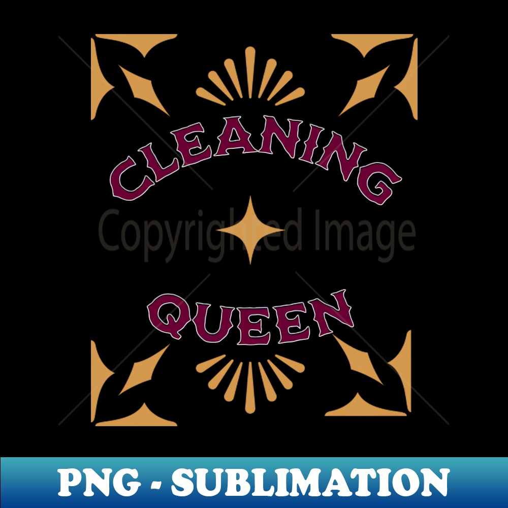 Cleaning Queen - PNG Transparent Sublimation Design - Unlock | Inspire Uplift