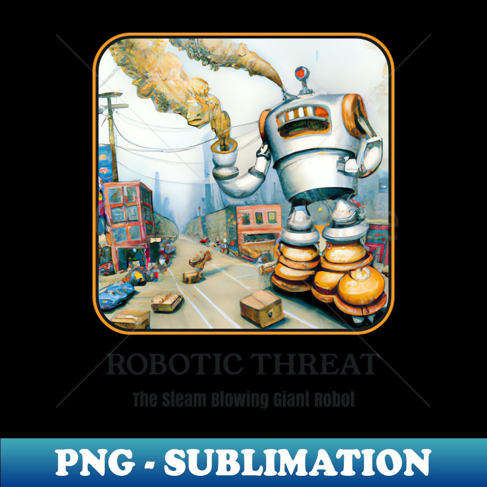 The Steam-Blowing Giant Robot - Signature Sublimation PNG Fi | Inspire ...